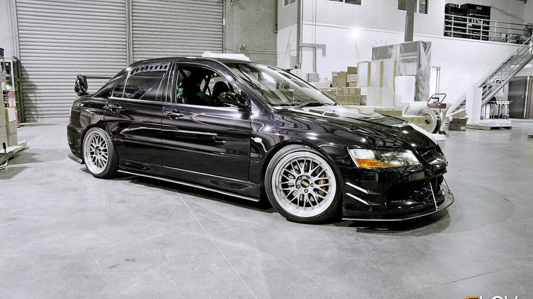 Buy Mitsubishi Lancer Evolution 7/8/9 Side Skirt Extension Splitters ...