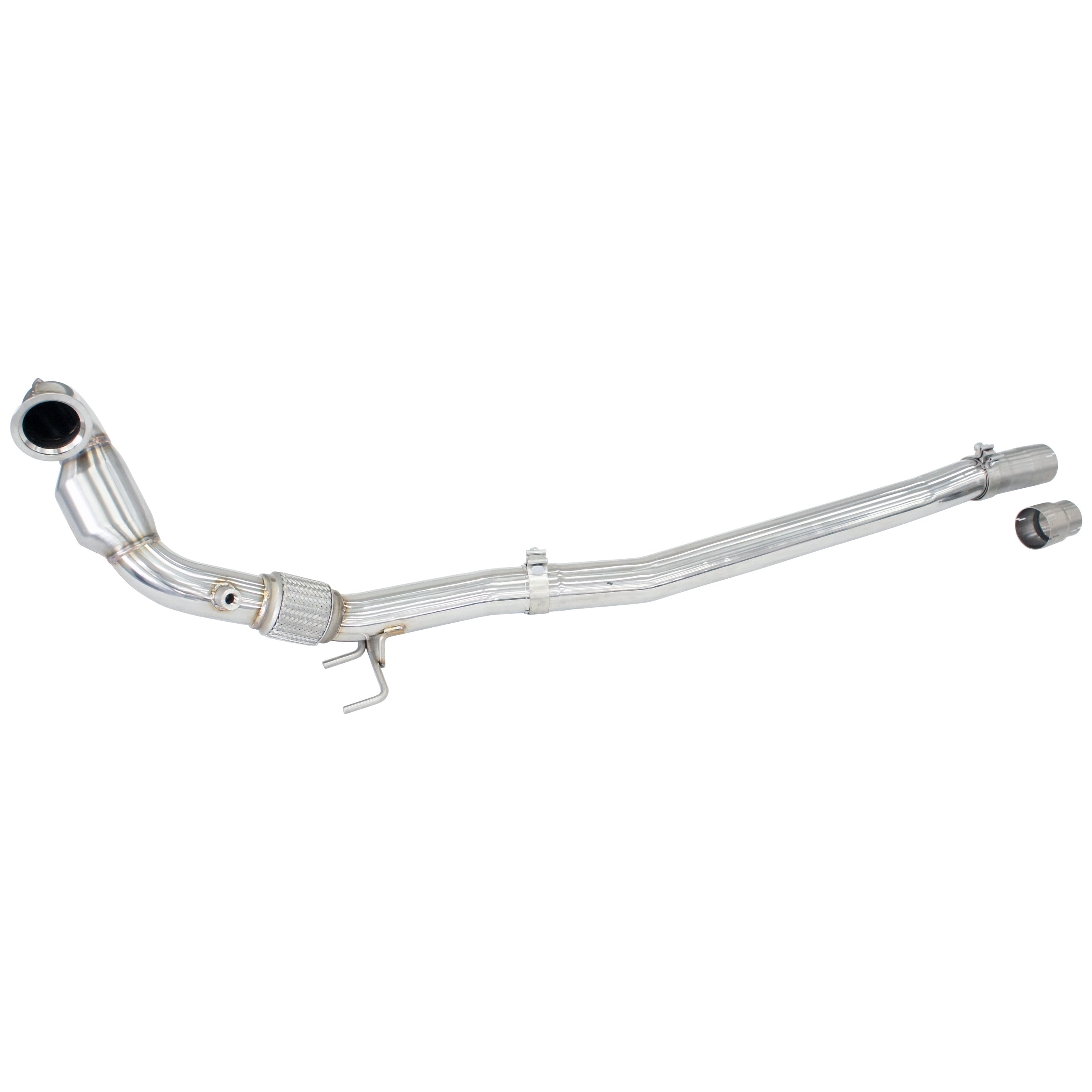 Invidia Down Pipe w/High Flow Cat Audi S3 8V/VW Golf R Mk7, Mk7.5 ...