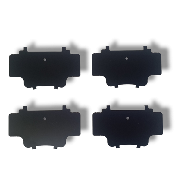 MSB Brake Pad Shim for STI/EVO Brembo 4-pot front brake pads – Carbon ...